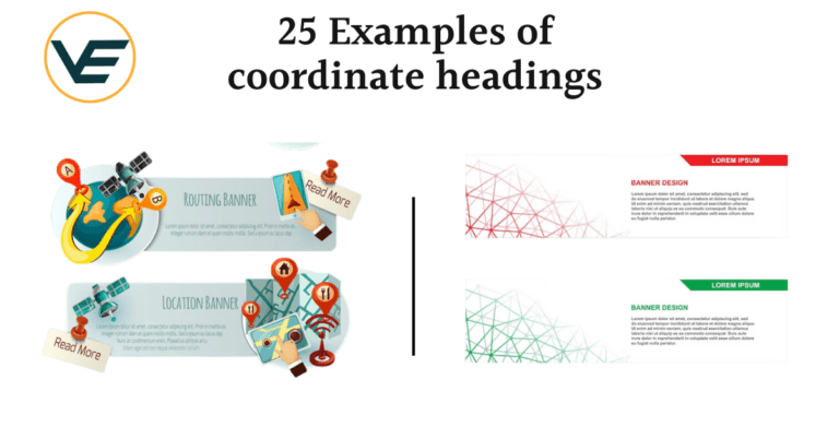 25 Examples of coordinate headings - Vivid Examples