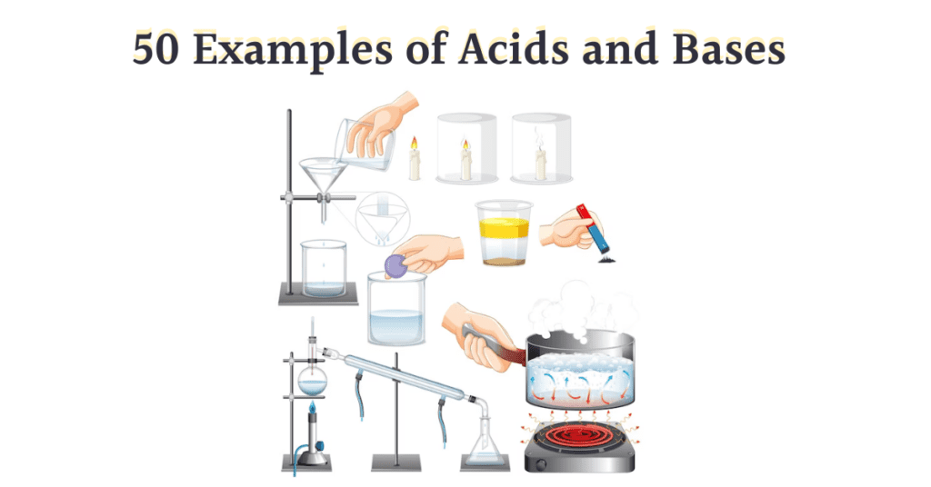 50 Examples of Acids and Bases - Vivid Examples