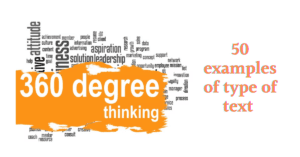 50 examples of type of text - Vivid Examples