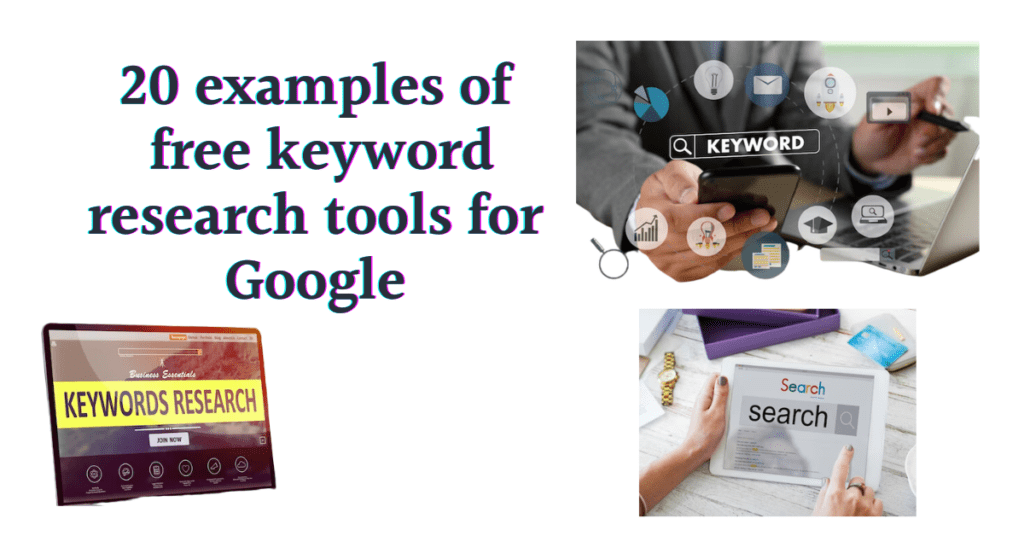 20 Examples of Free Keyword Research Tools for Google - Vivid Examples