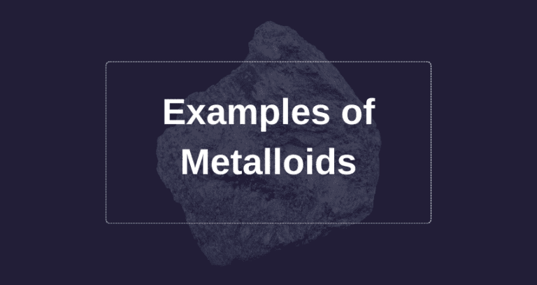 50 examples of Metalloids - Vivid Examples