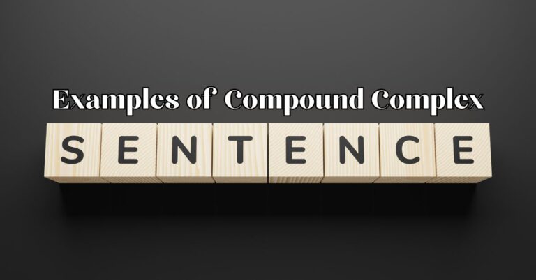 20 Examples of Compound Complex Sentences - Vivid Examples
