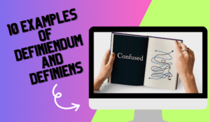 10 Examples of Definiendum and Definiens - Vivid Examples