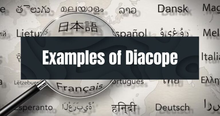 40+ Examples of Diacope - Vivid Examples
