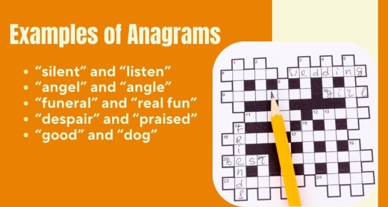 20 Examples of Anagrams - Vivid Examples